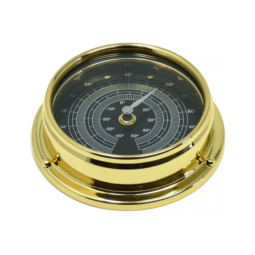Mariner MKII Handmade Prestige Thermometer in Solid Brass with a Jet B